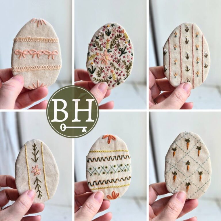 Heirloom Easter Eggs- Free Embroidery Pattern - Blythe House 1860